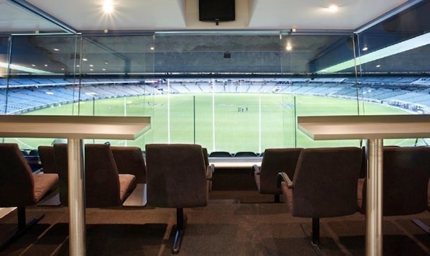 Watch the cricket from a corporate suite