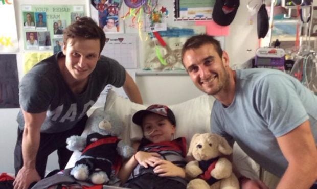 Bombers brighten the day of young Xavier