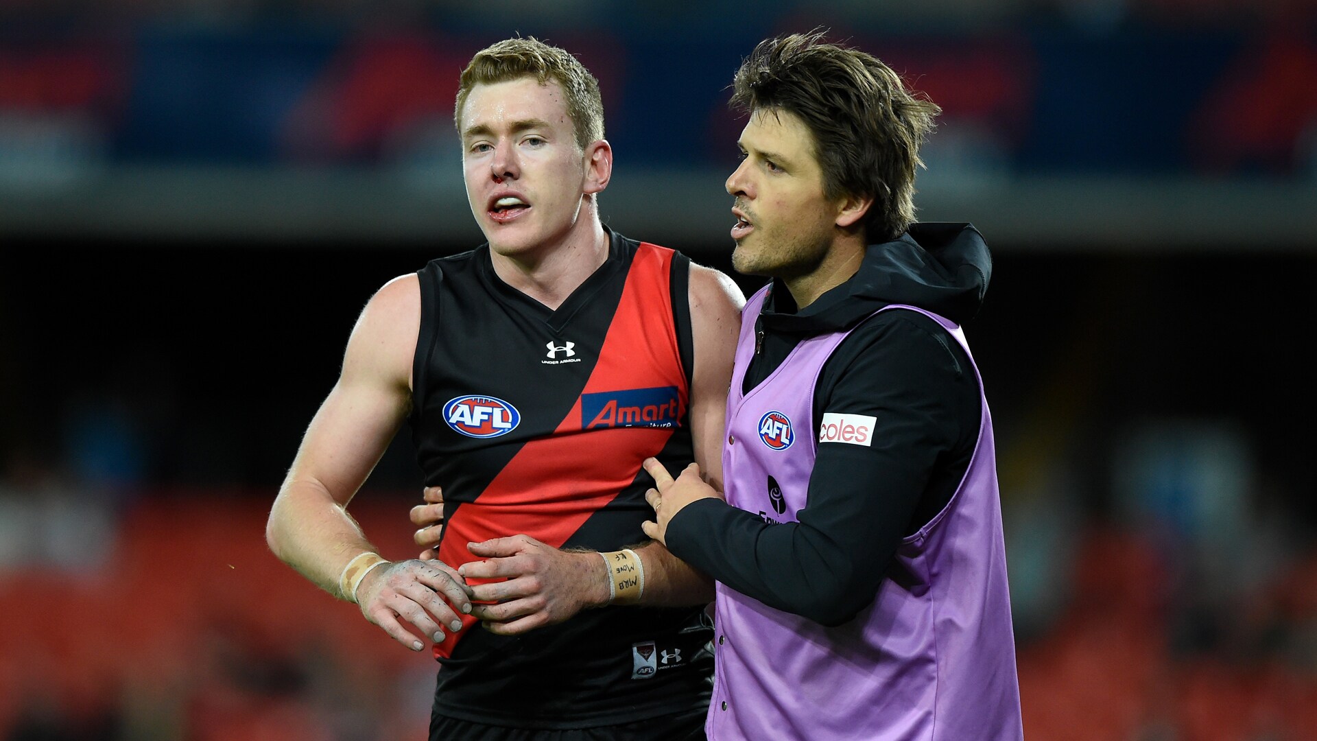 Townsend's night cut short