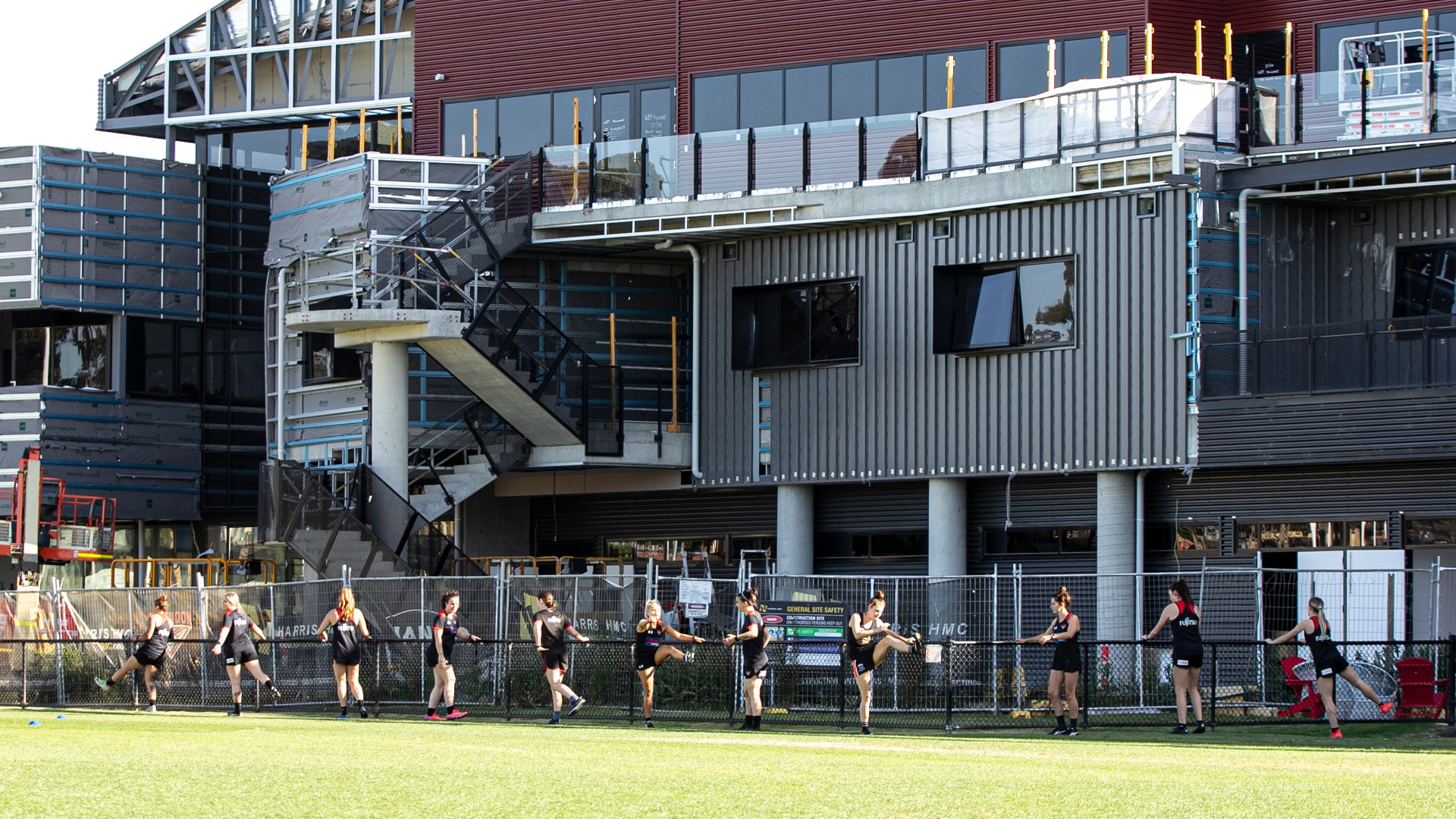 NEC Hangar expansion: Vision for women's footy coming to life