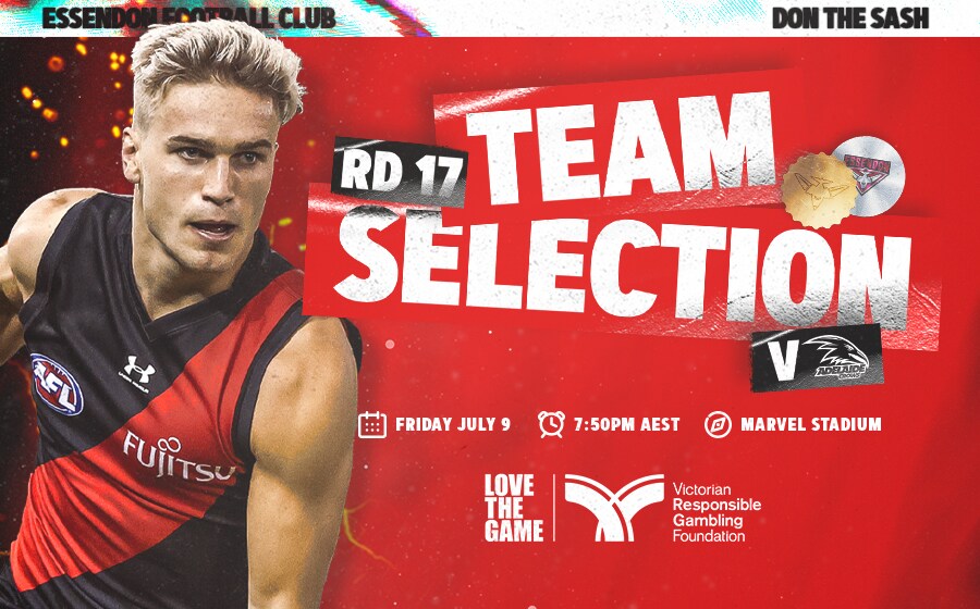 Team selection: Round 17