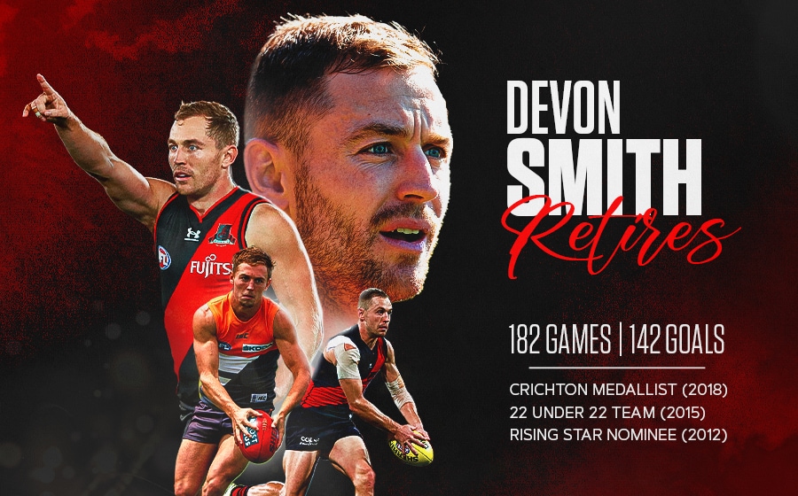 Devon Smith calls time on AFL career