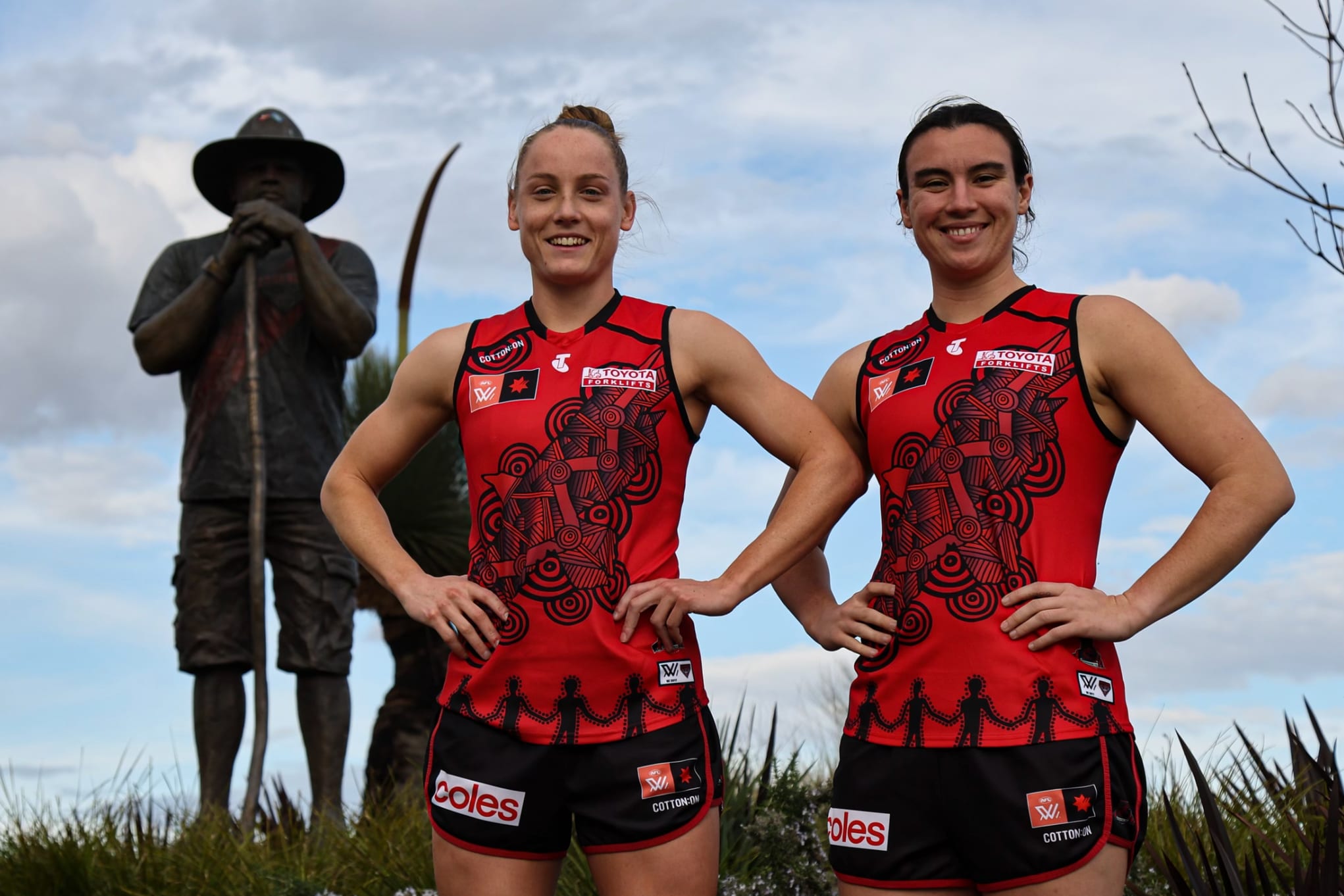 Essendon unveils first AFLW Indigenous guernsey