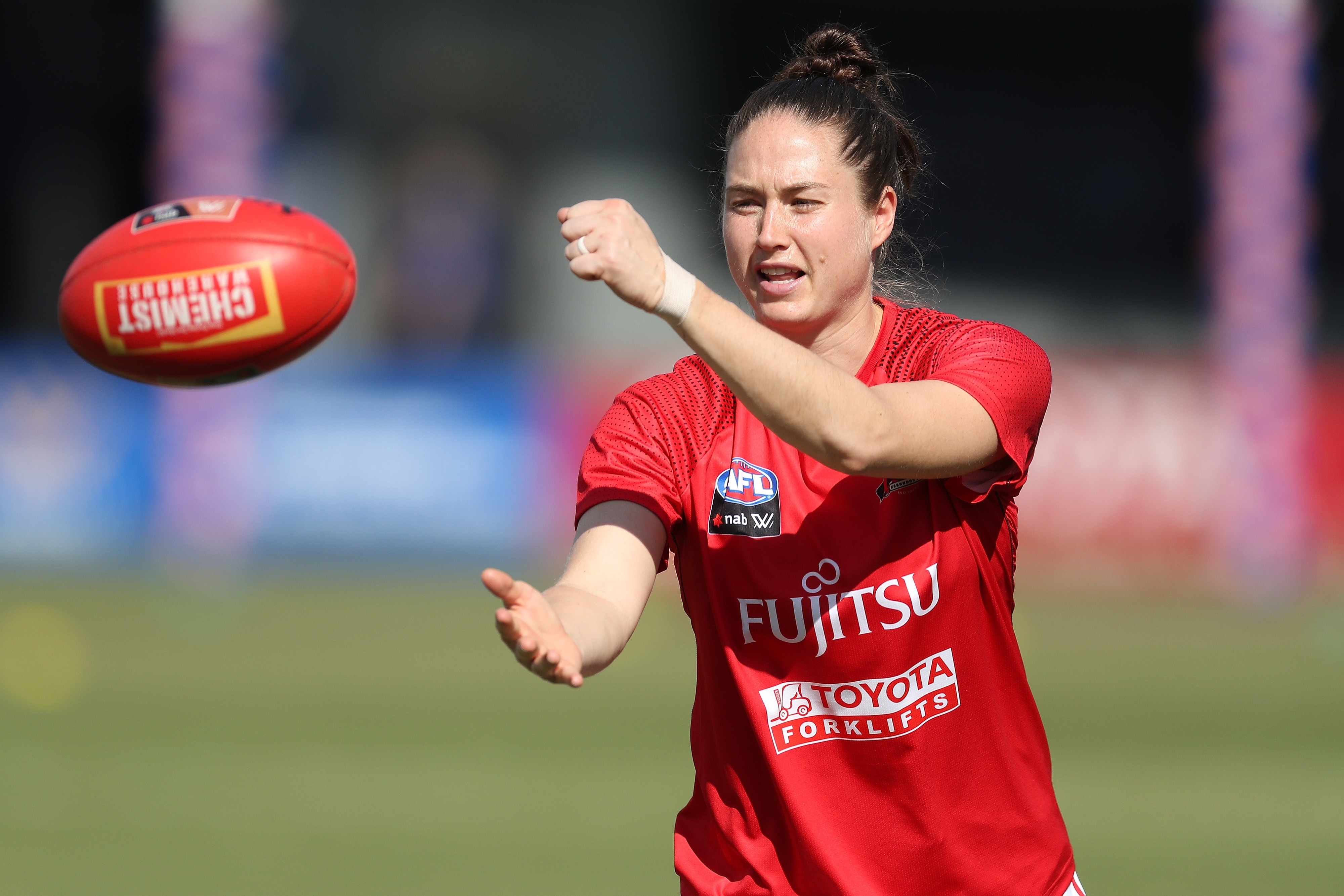 Women in the US relish playing Aussie rules football