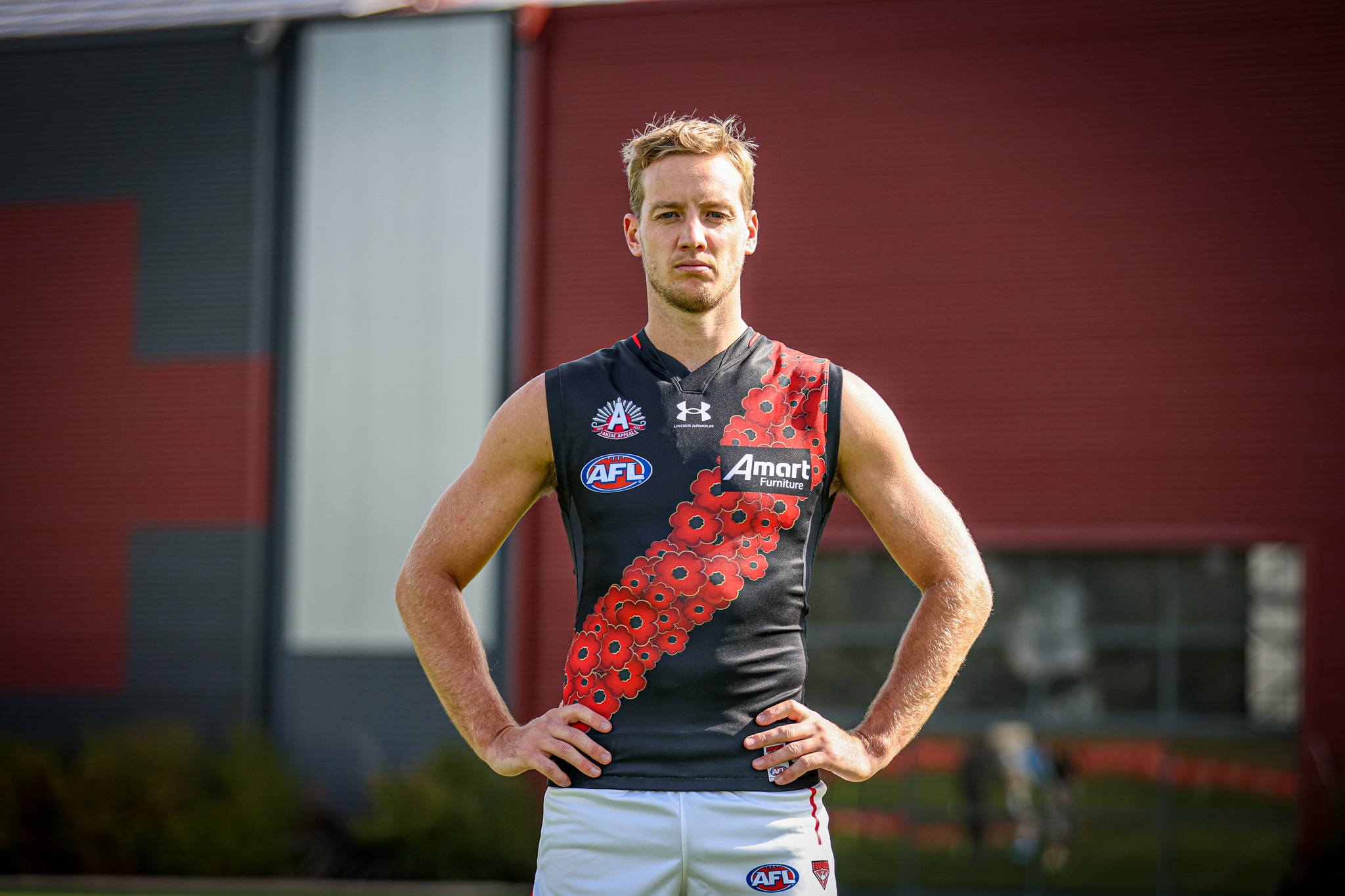 Essendon's 2023 Anzac guernsey