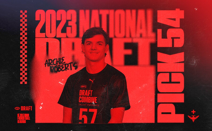 2023 AFL Draft: Bombers select Roberts