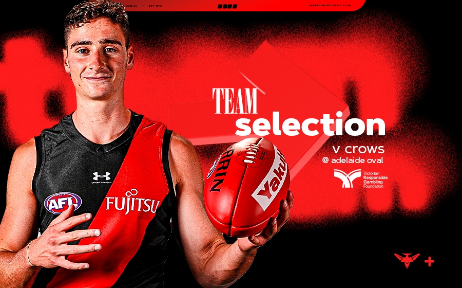 Rd 6: Team selection v Adelaide