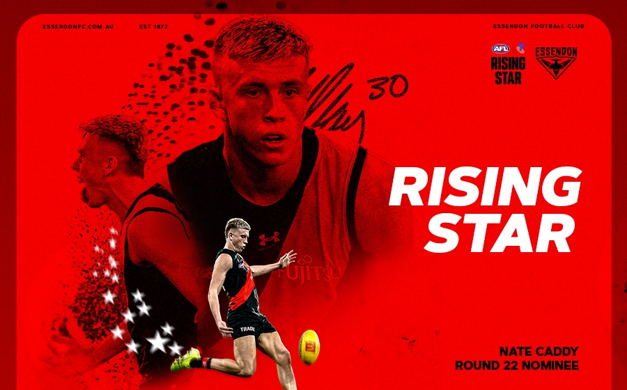 Caddy earns AFL Rising Star nod
