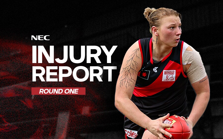 AFLW Injury Report: Round one