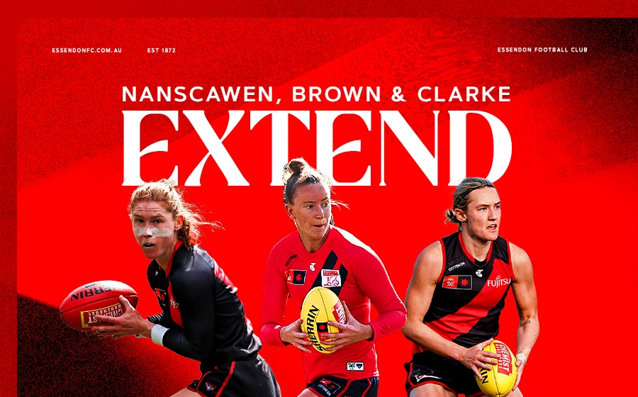 AFLW: Experienced trio sign on until 2026