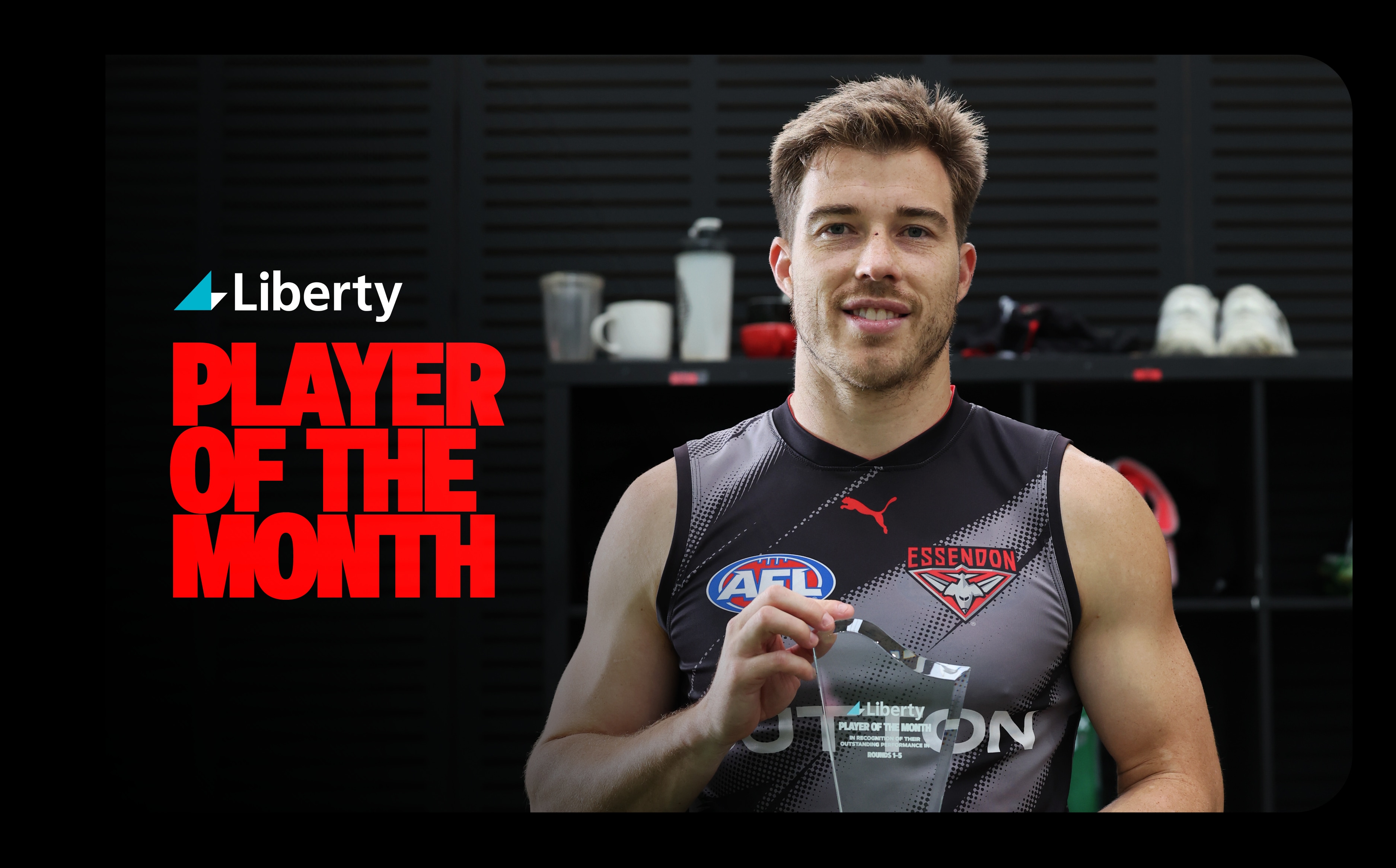 Rounds 1-5 Liberty Player of the Month: Zach Merrett