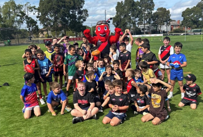 EFC and AFL Term 3 School Holiday Program at NEC Hangar