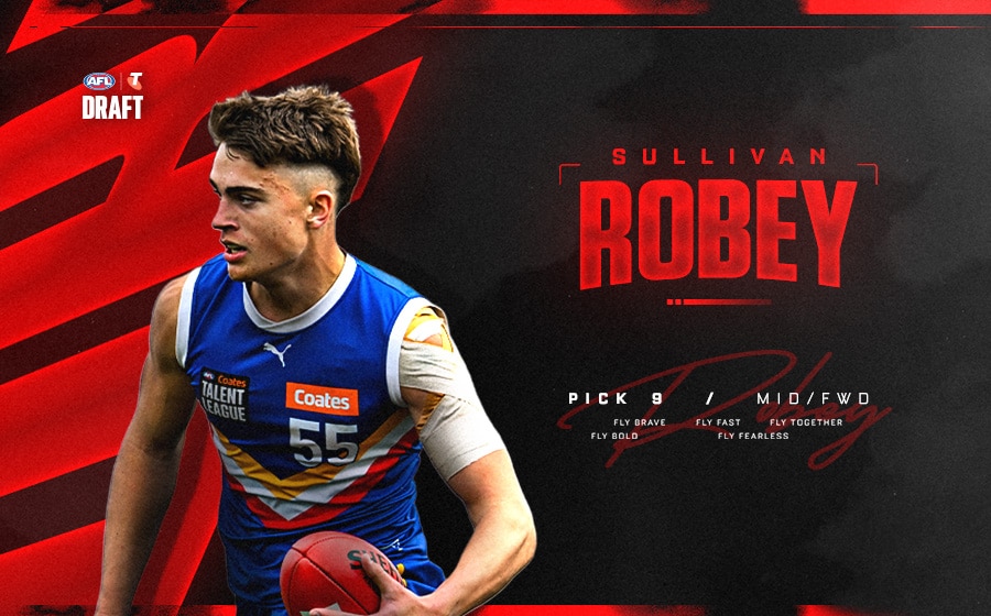Robey realises Essendon dream