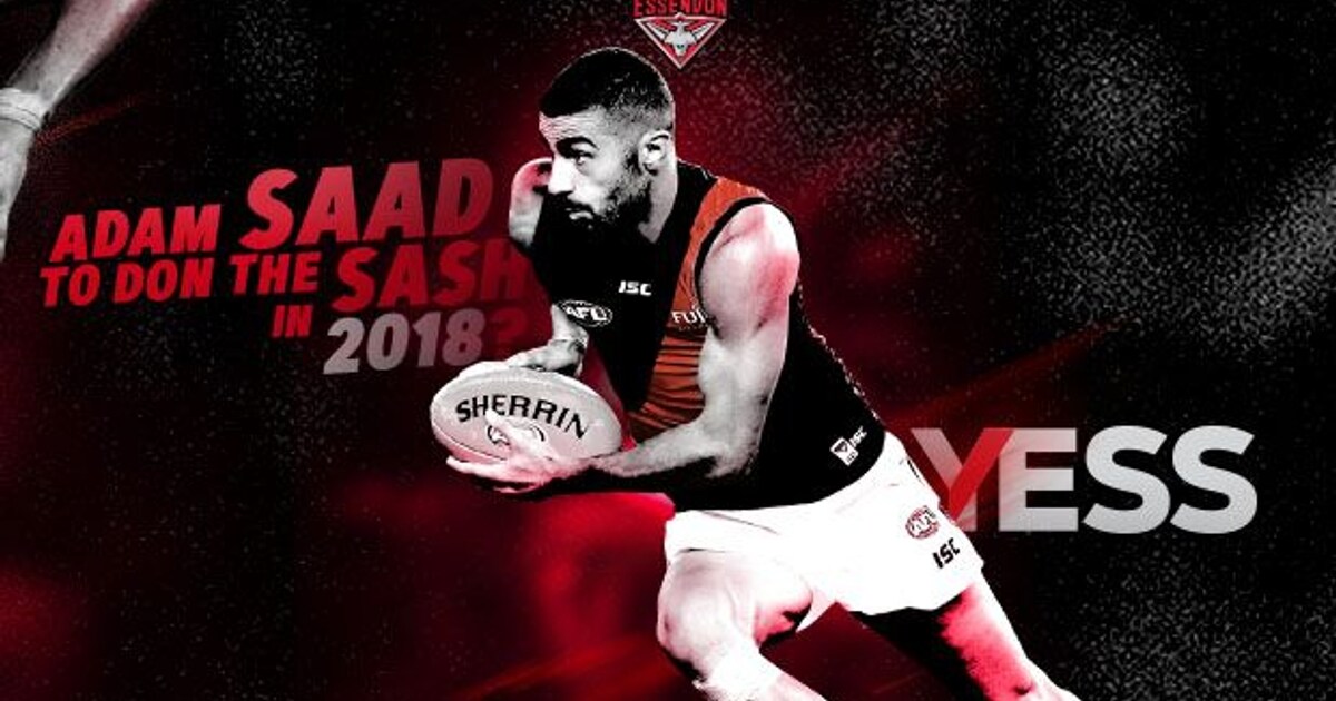 Adam Saad joins Bombers