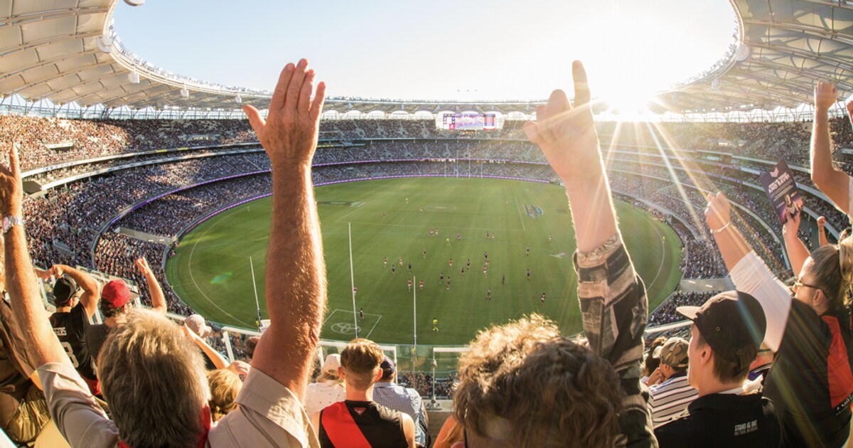 Open training at Optus Stadium
