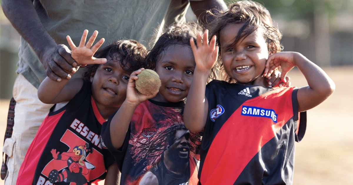 What footy and Bombers mean to Tiwi Islands