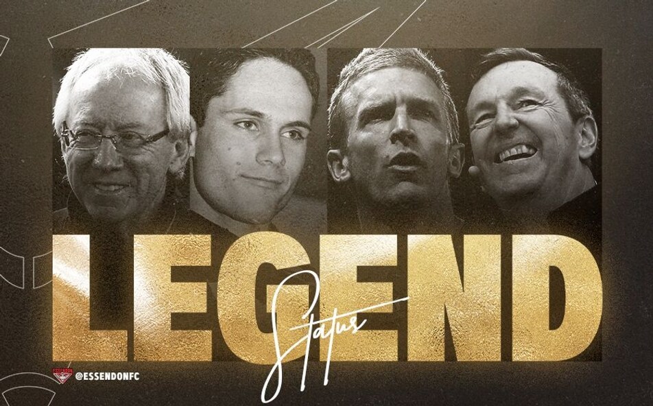 Essendon Hall of Fame: Four elevated to Legend status
