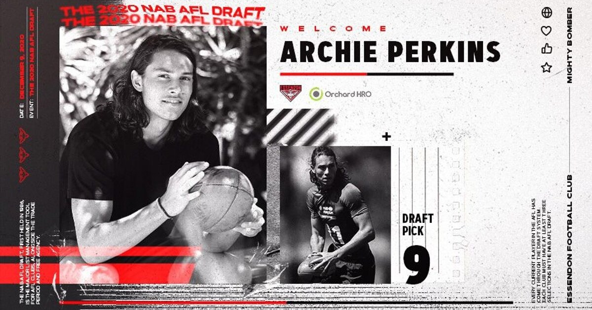 Pick No.9: Archie Perkins