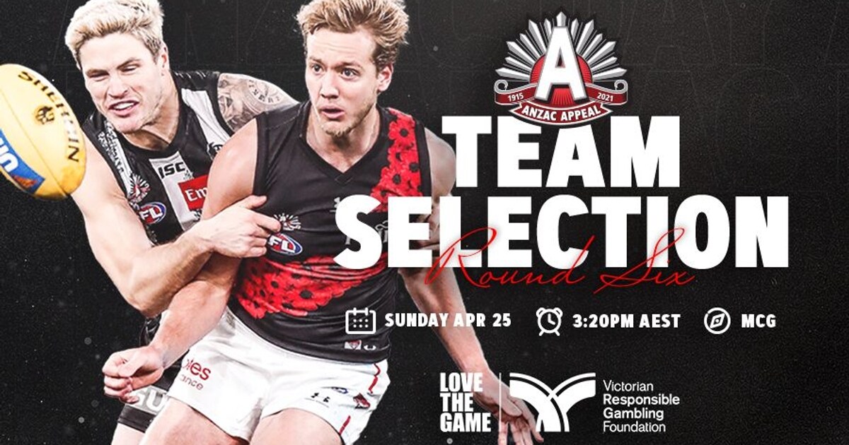 Team selection: Anzac Day