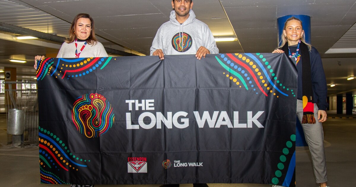 Coles and Essendon unite for Little Long Walk