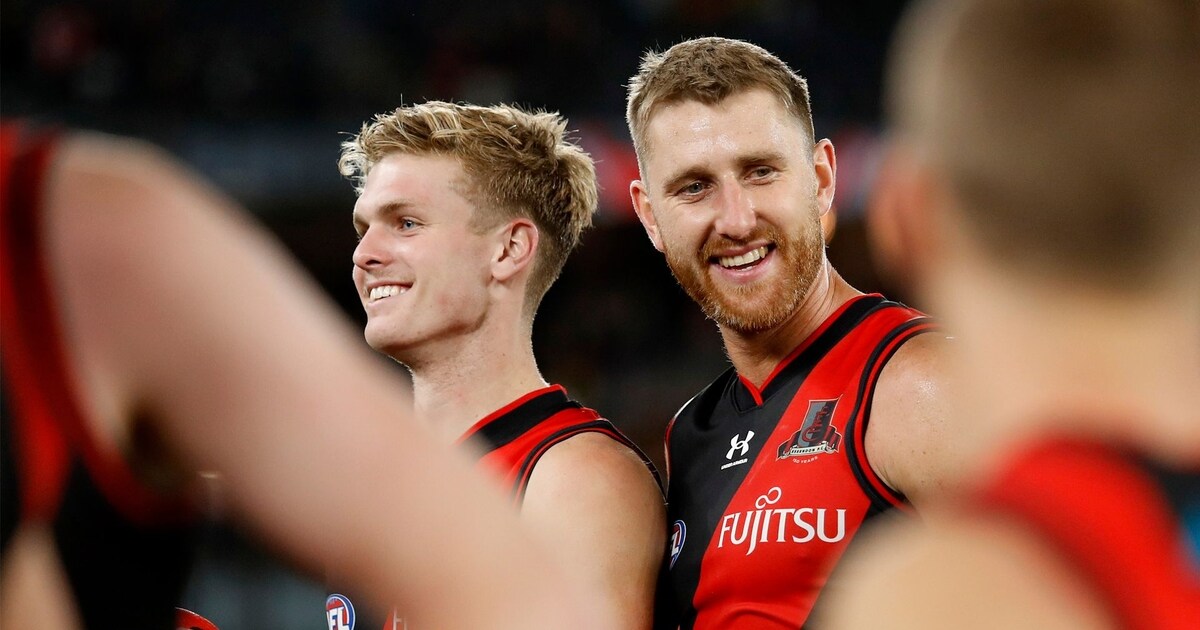 Heppell hits out at critics of smiling Bombers