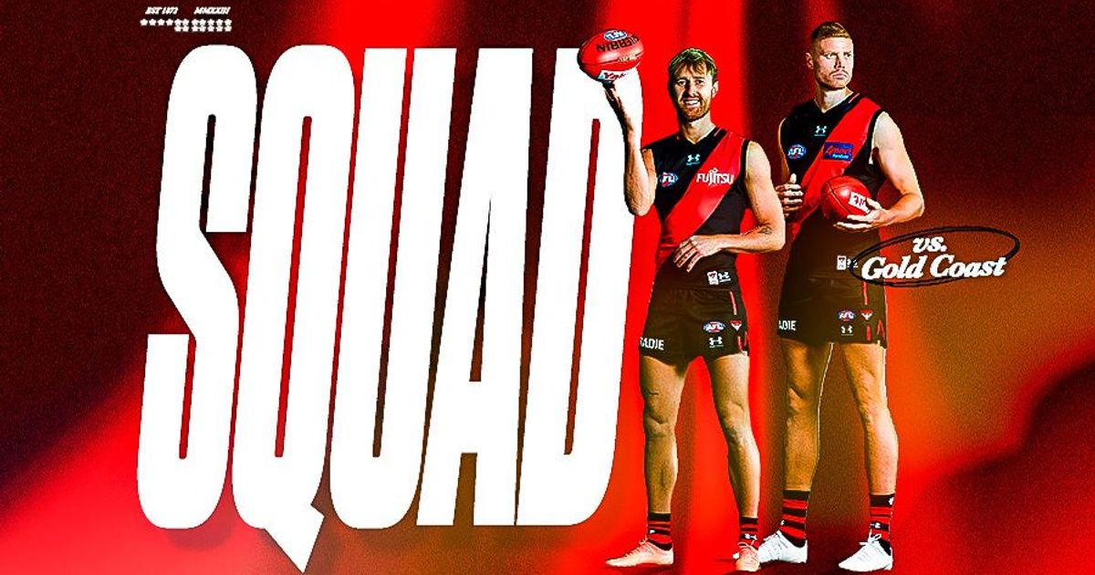 Squad announcement: Practice game v Gold Coast