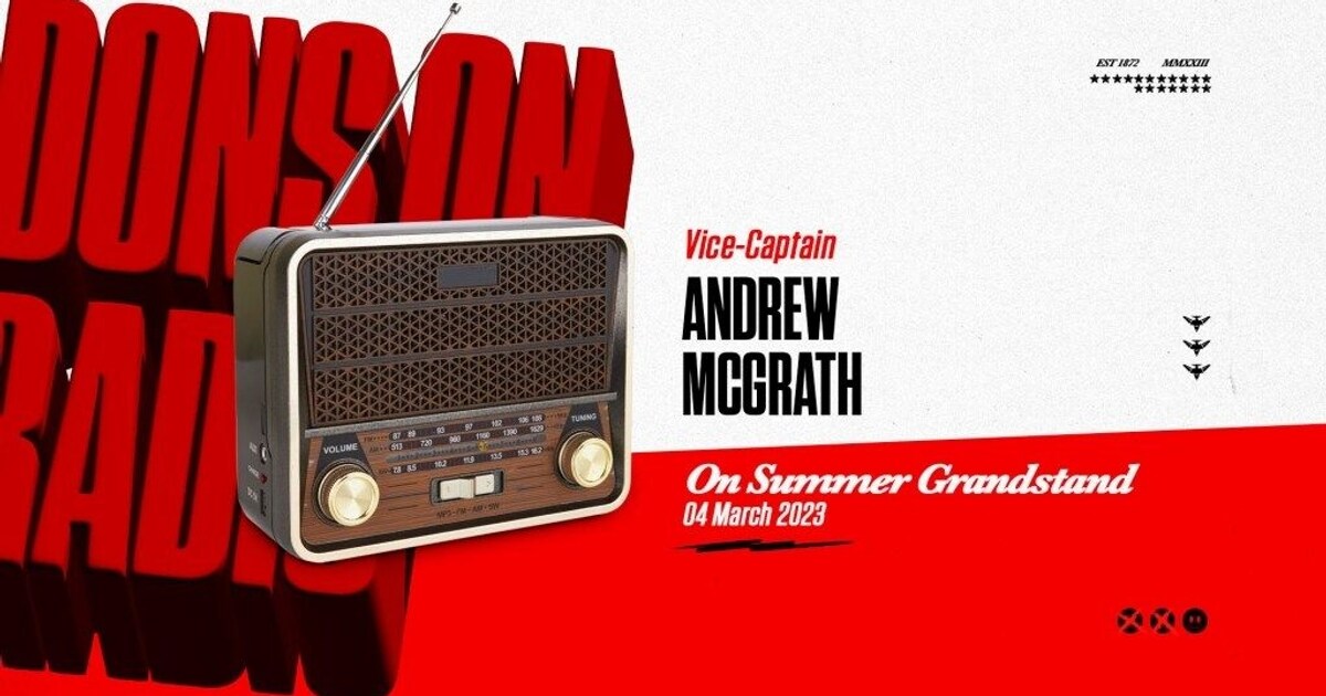 Dons on Radio | Andrew McGrath on ABC Summer Grandstand