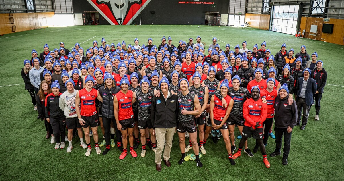 Neale Daniher's inspirational visit for Fight MND