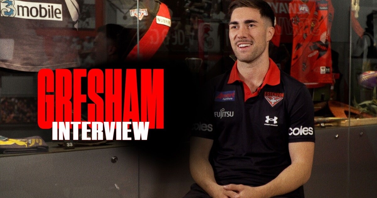 Gresham arrives at the NEC Hangar