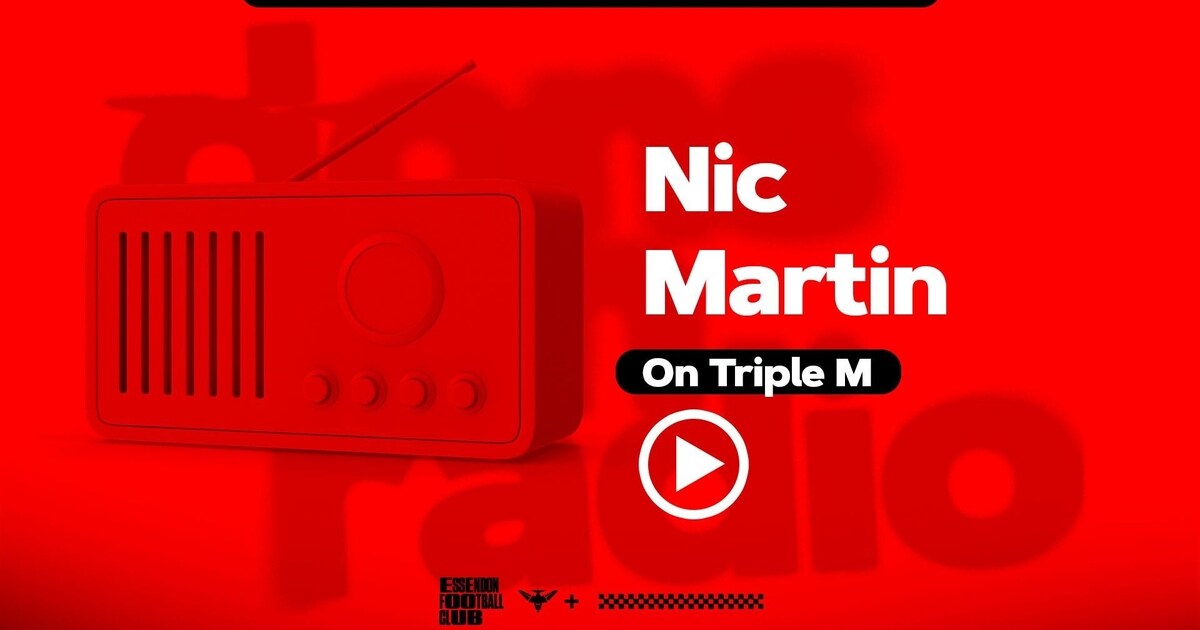 Dons on radio | Nic Martin on Triple M