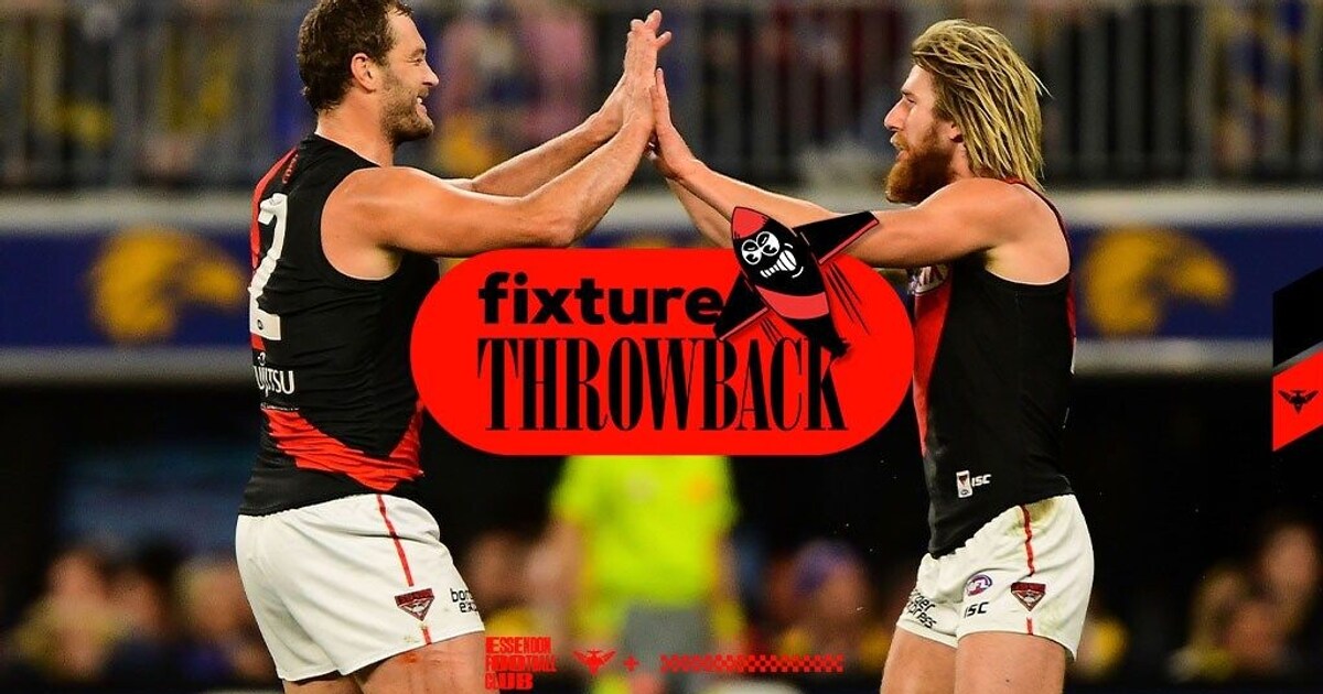 Fixture throwback | Essendon's dominant win out west