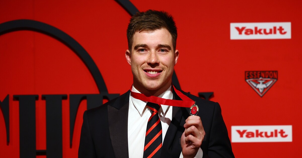 High-five: Merrett joins club greats after claiming fifth Crichton Medal