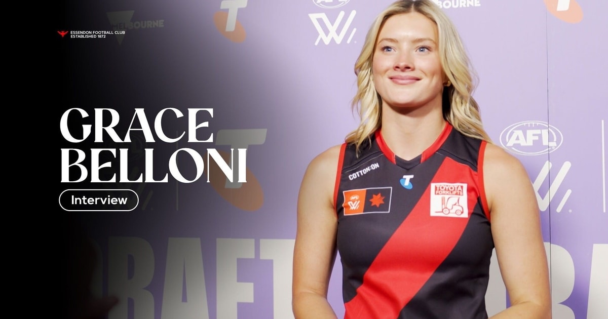 AFLW Draft | Grace Belloni interview
